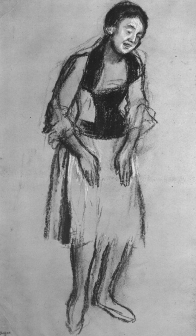 Edgar Degas The singer from a music hall, 1879, 38×63 cm: Descripción ...