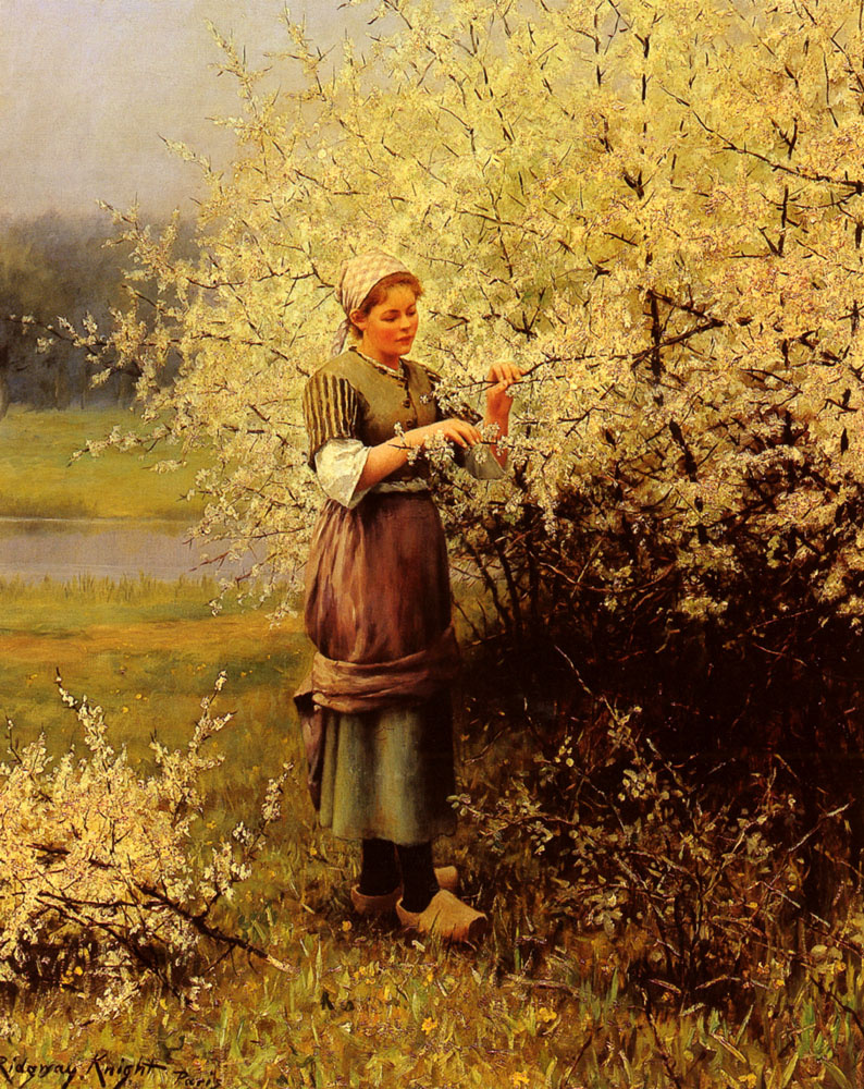 Louis Aston Knight The spring bloom : Descriptif de l'œuvre | Artchive