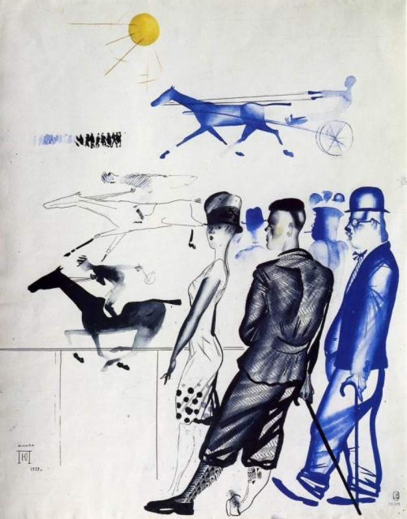 Yuri Ivanovich Pimenov Course, 1928, 39×49 cm : Descriptif de l'œuvre ...
