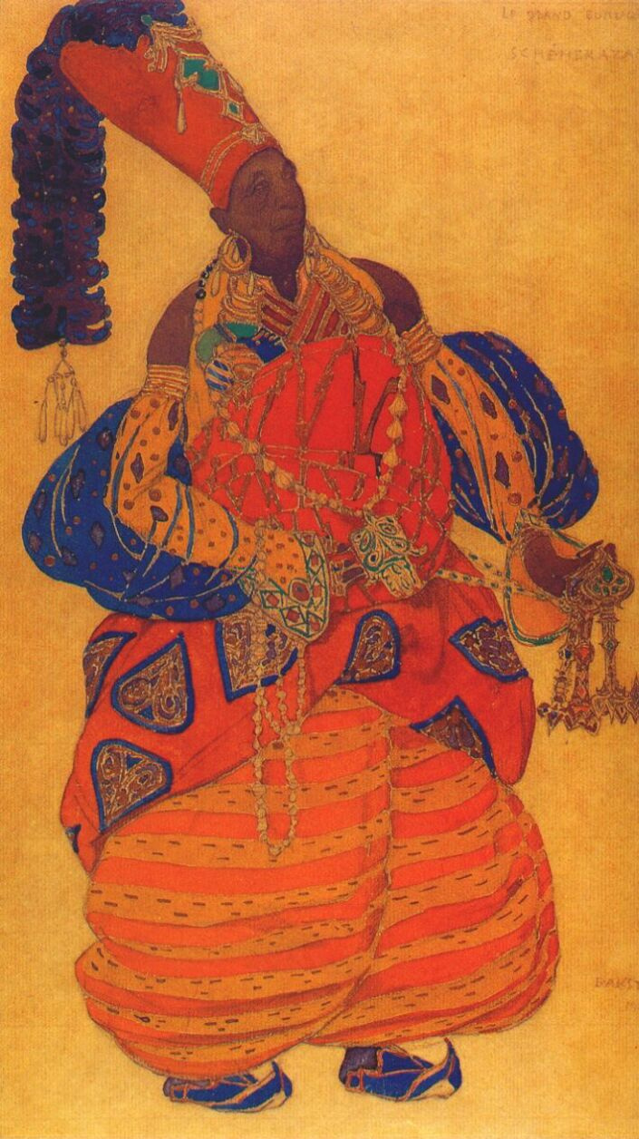 Lev Samoilovich Bakst (Leon Bakst) Costume senior eunuch to the ballet ...