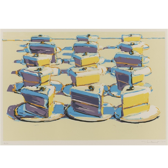 Wayne Thibaut Piezas de pasteles: Descripción de la obra | Arthive