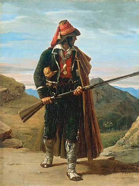 Louis Léopold Robert Brigant in the Roman Campagna, 1821, 27×33 cm ...