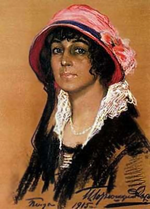 Ivan Goryushkin-Sorokopudov Portrait de l'actrice A.N. Samarina, 1915 ...