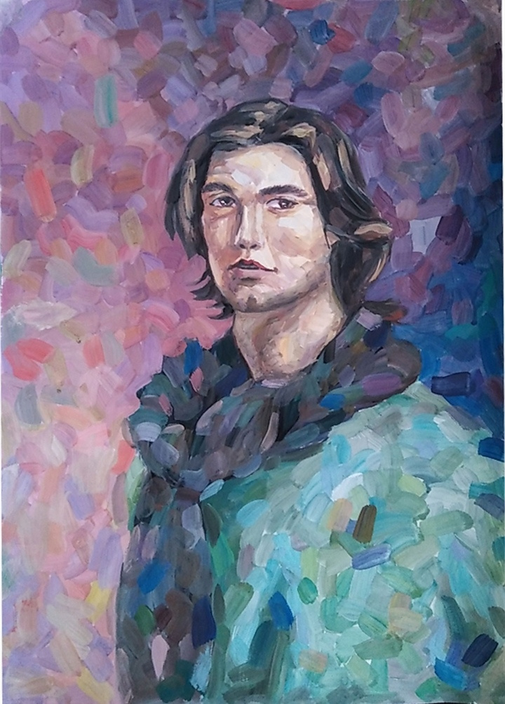 "The Picture of Dorian Grey", 42×60 cm by Victoria Alekseevna Mochalova ...