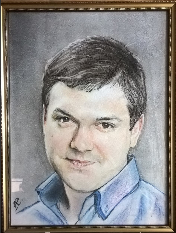 Anatoly Alexandrovich Rybakov Retrato de un joven, 2019, 30×40 cm ...