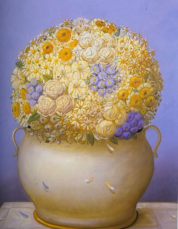 Fernando Botero Flowers, 1995, 103×132 cm : Descriptif de l'œuvre ...