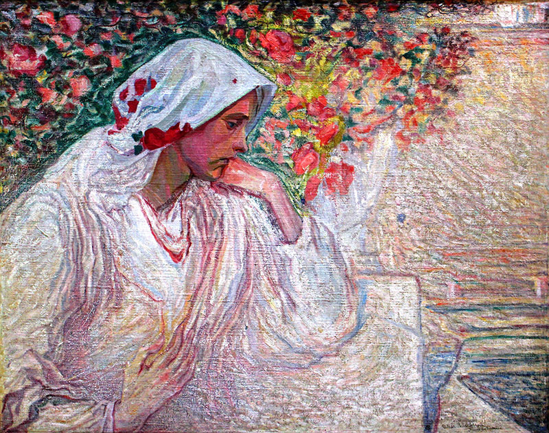 Alexey (Oleksa) Novakovsky Muse Portrait de la femme de l'artiste, 1911 ...