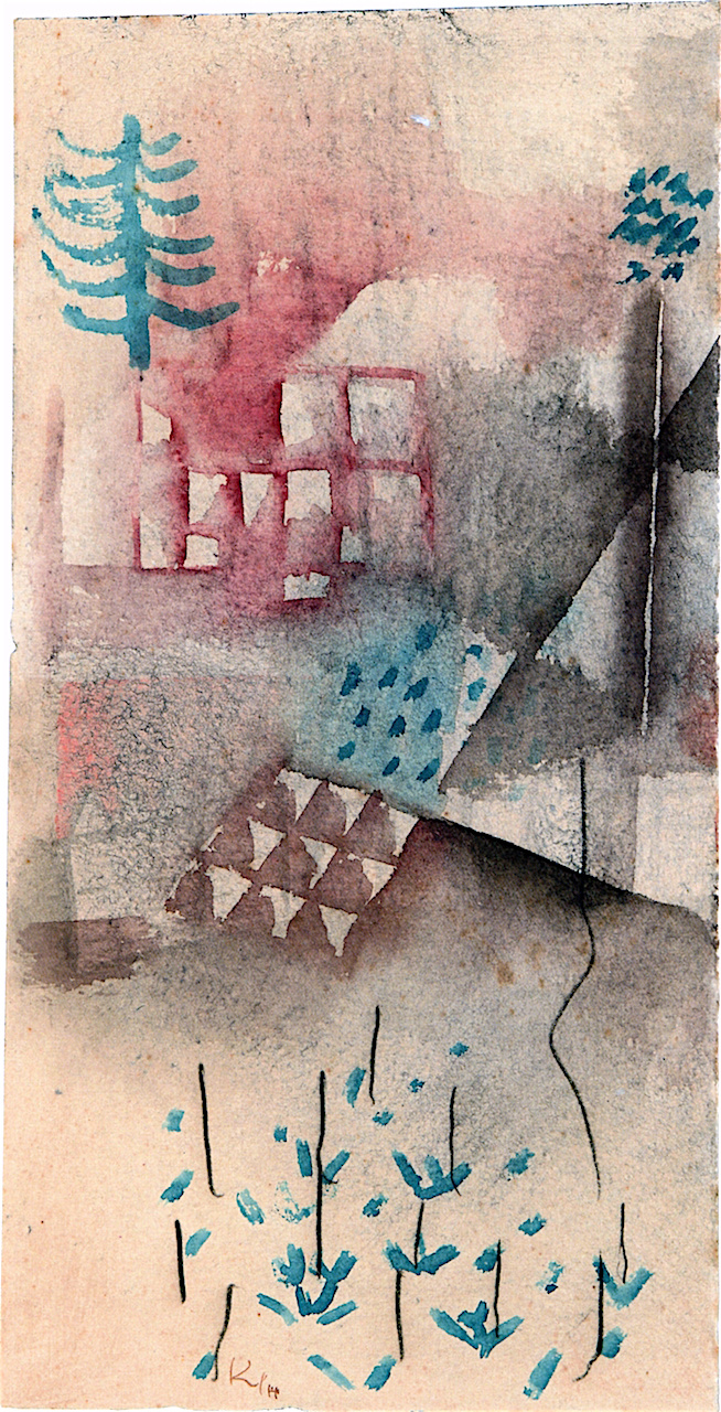 Paul Klee Trees in the Garden, 1929, 16×32 cm : Descriptif de l'œuvre ...