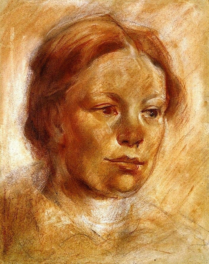 Franz Marc Porträt von Maria Frank, 1906, 26×33 cm: Werkbeschreibung ...