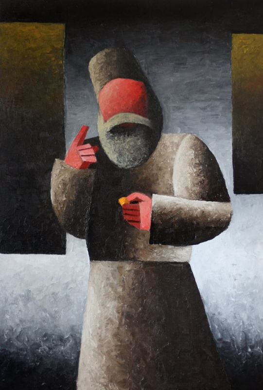 Alexander Anatolevich Roitburd "No bebas?" Basada en el cuadro de ...