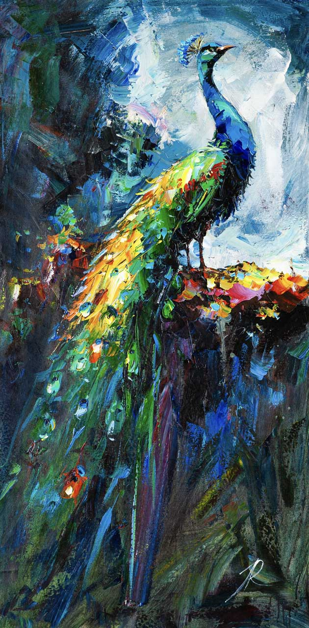 Buy an artwork: In the emperor's palace. Peacock by Jose Rodriguez ...