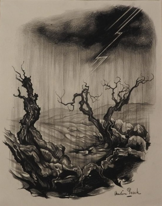 Anton pic L'orage, 1959, 25×33 cm : Descriptif de l'œuvre | Artchive