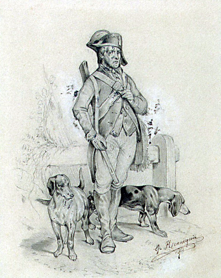 G. Hanneken Sketch of soldier dogs : Descriptif de l'œuvre | Artchive