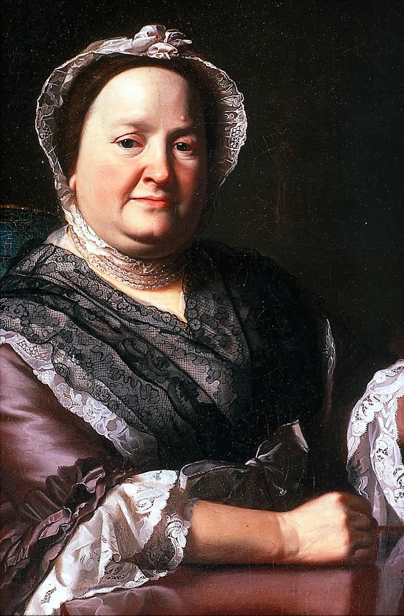 John Singleton Copley Mrs. Ezekiel Goldwait (Elizabeth Lewis). Fragment ...
