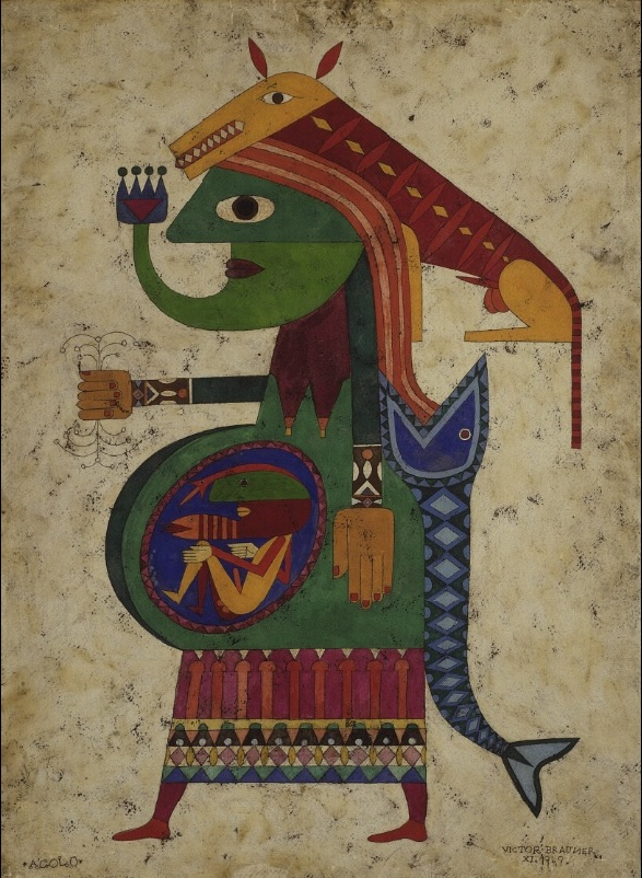 Victor Browner Parcelle 7, 1949, 55×74 cm : Descriptif de l'œuvre ...