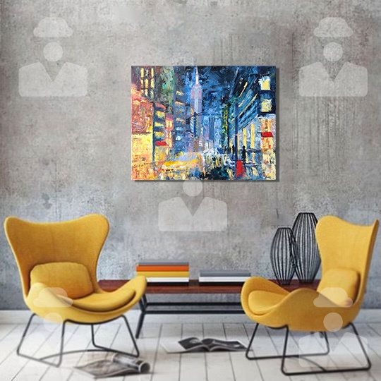 Big Apple, 8 2022, 50×40 cm by Ekaterina Vyacheslavovna Kvitchenko ...