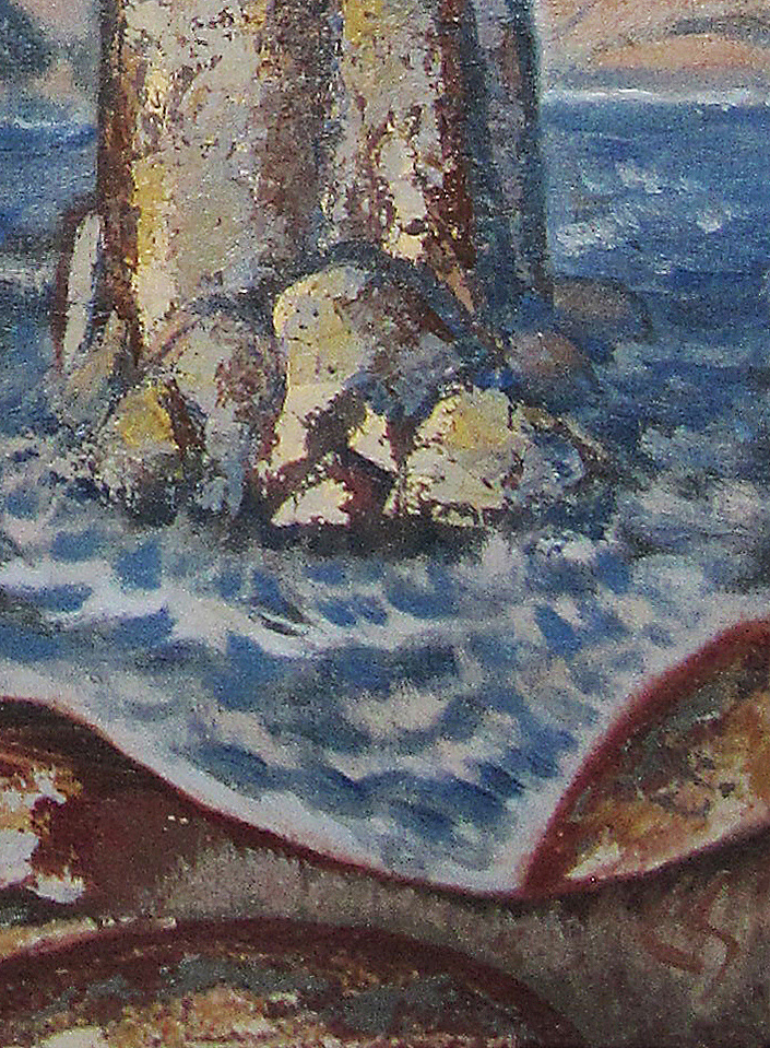 Between two seas, 2016, 40×54 cm by Sergey Nikolaevich Simkin: History ...