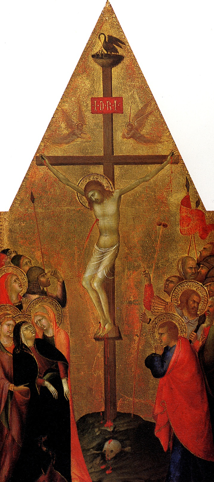 Lippo Memmi The crucifixion, 94×44 cm : Descriptif de l'œuvre | Artchive