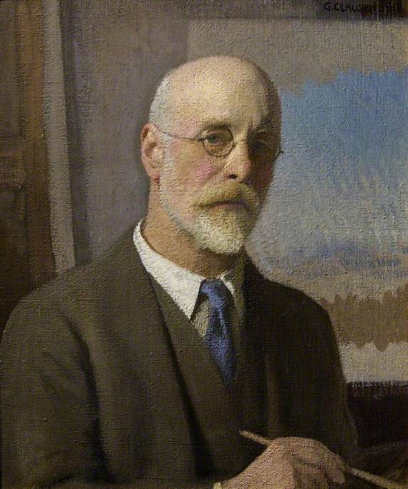 George Clausen Autoportrait, 1918, 51×63 cm : Descriptif de l'œuvre ...
