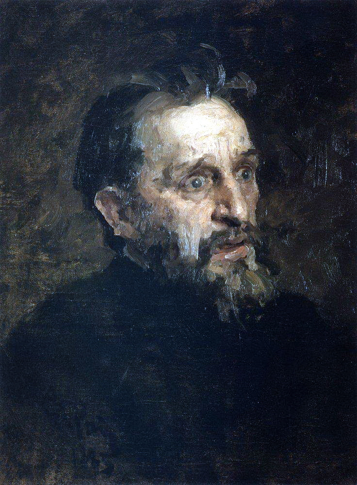 Ilya Efimovich Repin Male head, 1883, 44×56 cm : Descriptif de l'œuvre ...