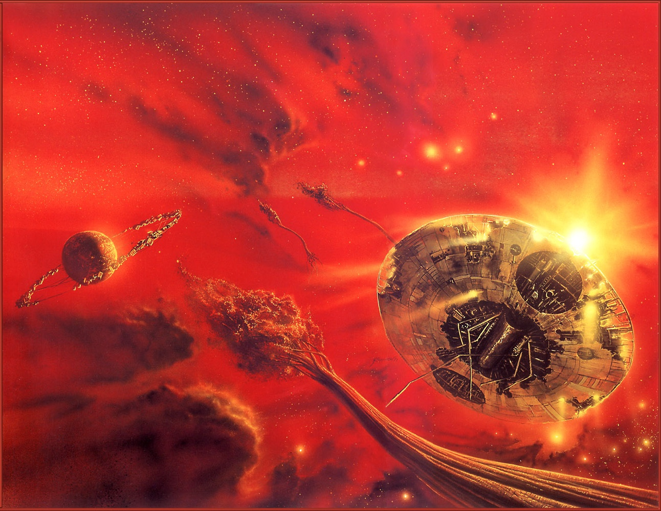 Raft by Bob Eggleton, cover art for 'Raft' by Stephen Baxter : r ...