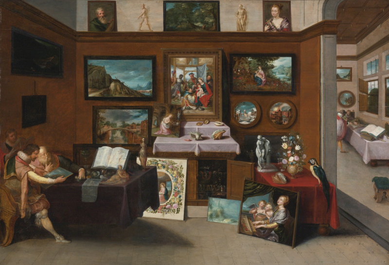 Frans Franken the Younger 画廊的内部和鉴赏家，欣赏图片, 104×71 厘米：作品描述 | Arthive