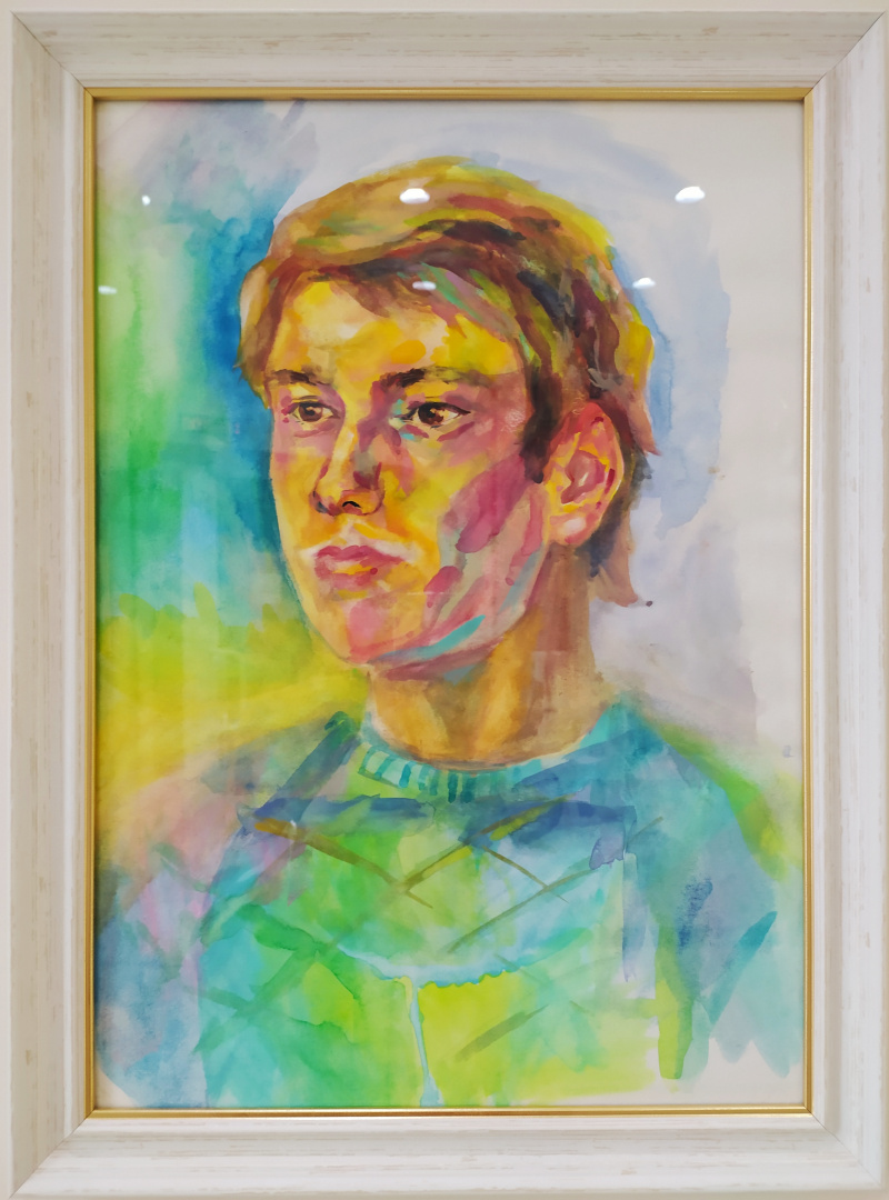 Ariana Arturovna Tolstova Portrait of Constantine, 2021, 30×42 cm: Descripción de la obra | Arthive