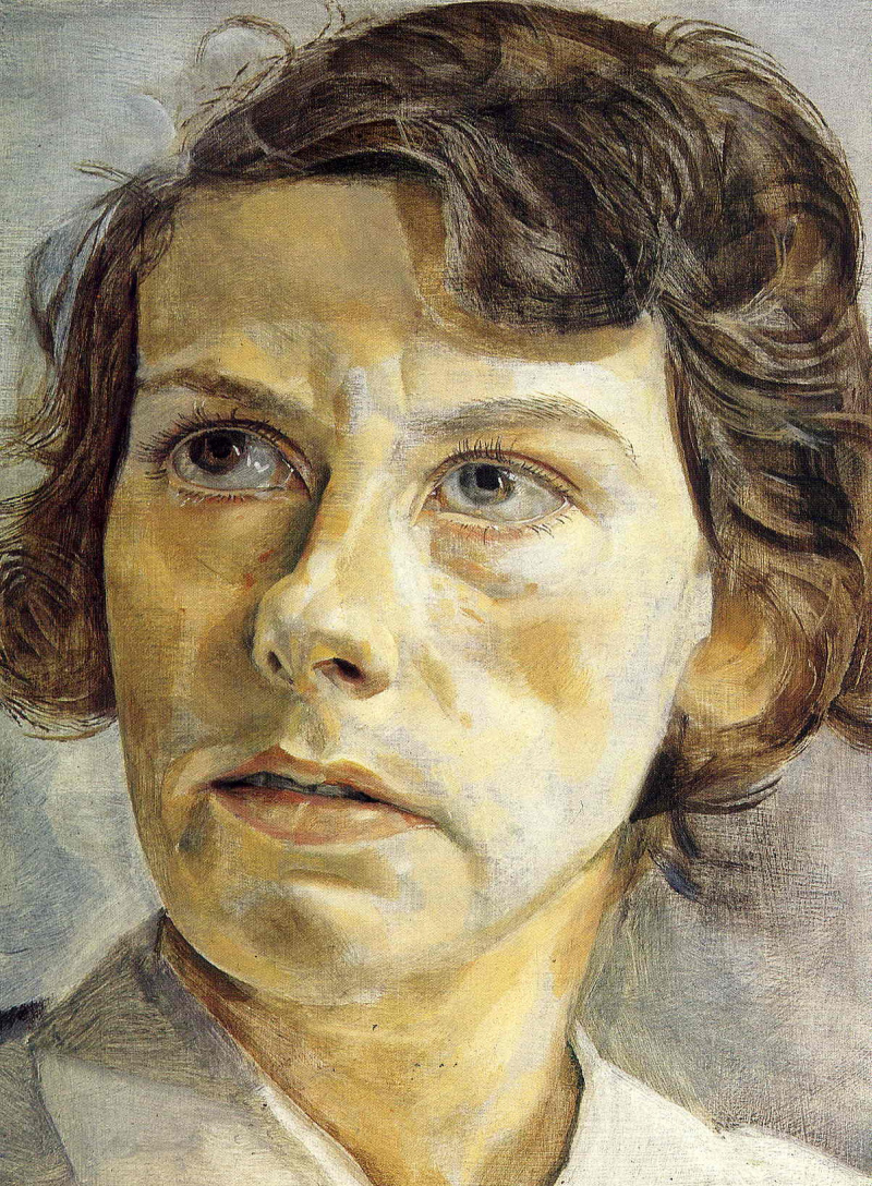 Portrait of Lady Elizabeth Cavendish, 1950, 15×20 cm by Lucien Freud ...