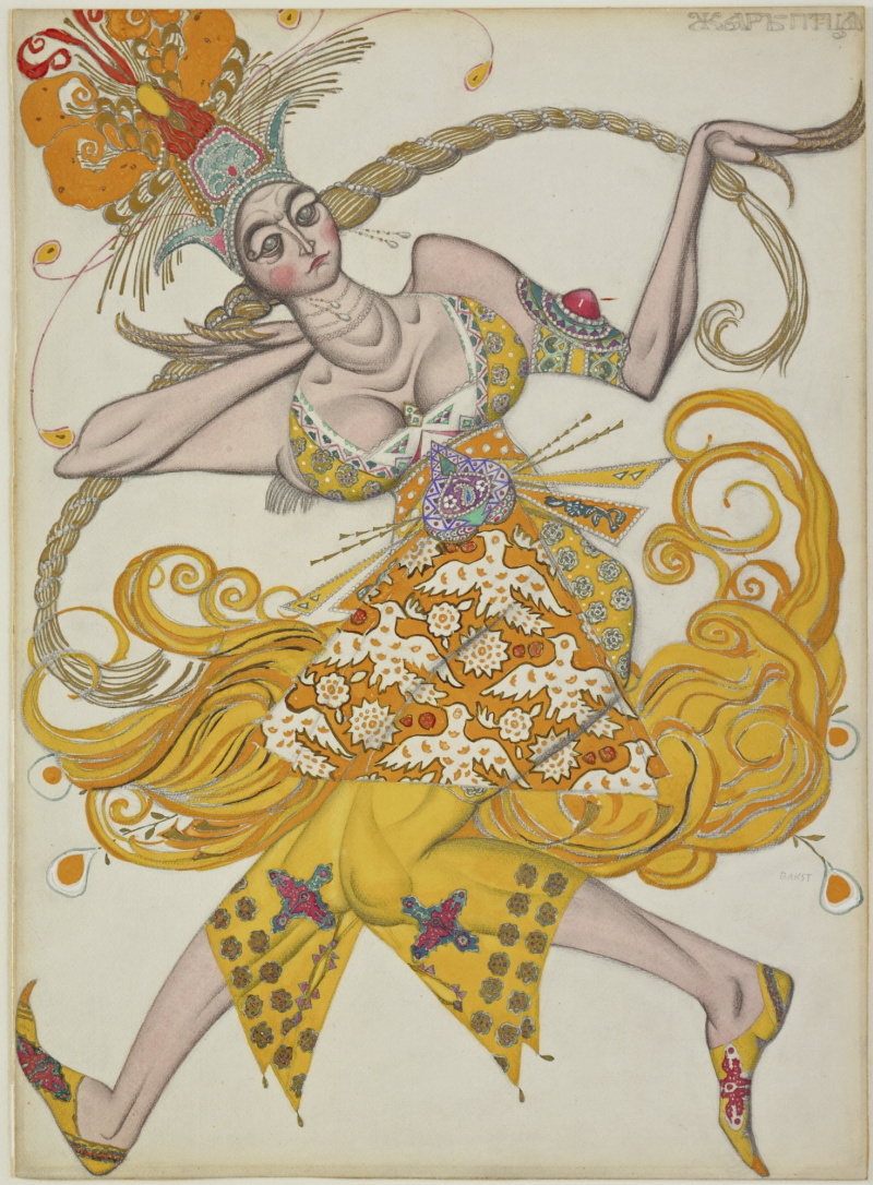 Buy a digital copy: Lev Samoilovich Bakst (Leon Bakst) - Dancer from ...