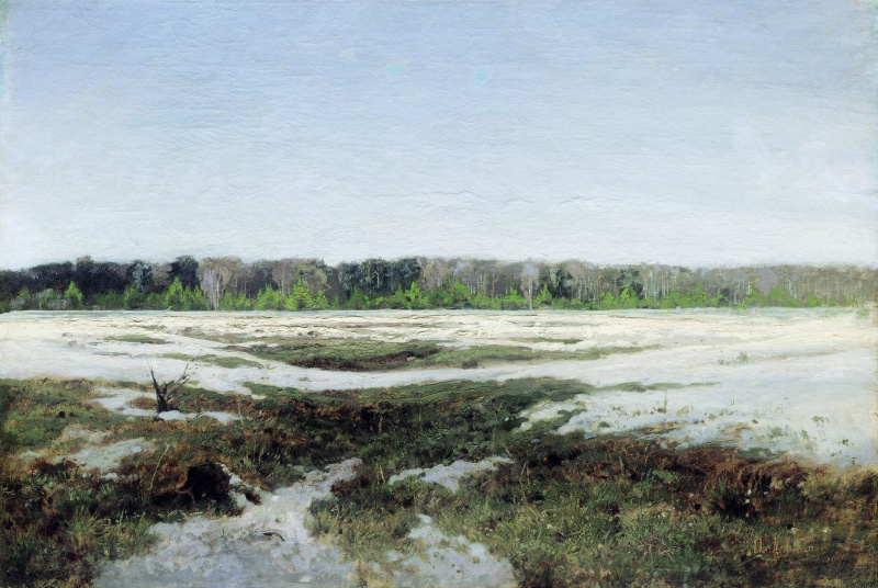 Buy a digital copy: Isaac Levitan - Early spring, Taganrog | Arthive