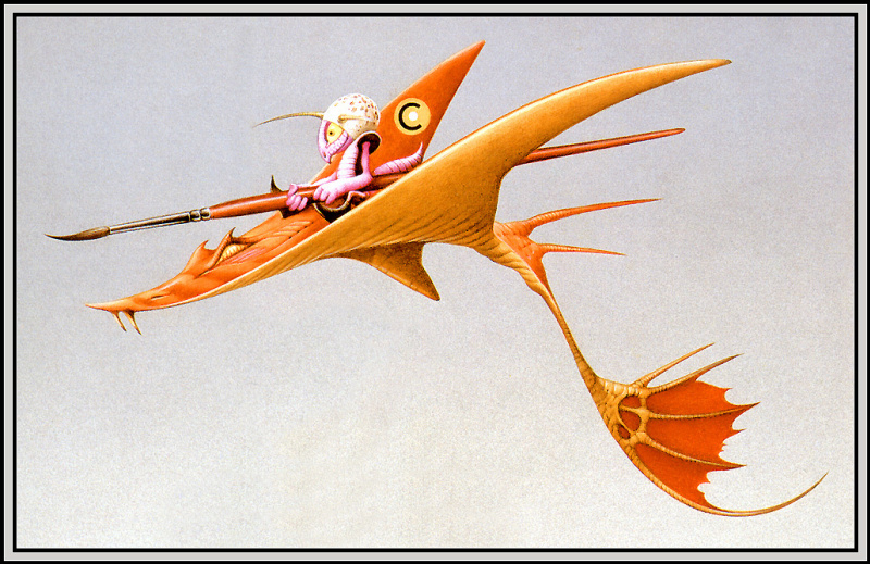 Rodney Matthews Pilot with brush: Descripción de la obra | Arthive