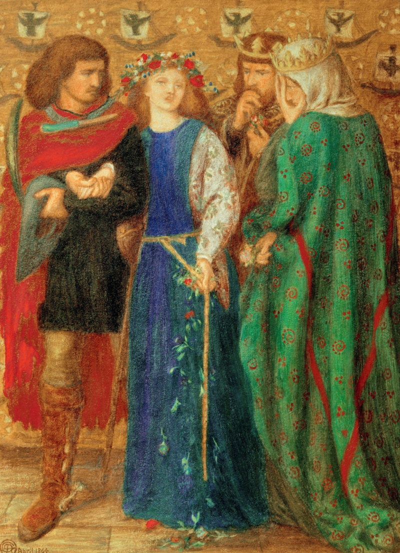 Buy a digital copy: Dante Gabriel Rossetti - Hamlet. The first madness ...
