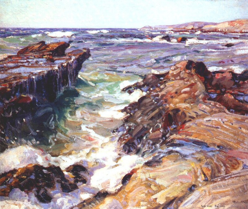 Simons Beach California : Descriptif de l'œuvre | Artchive