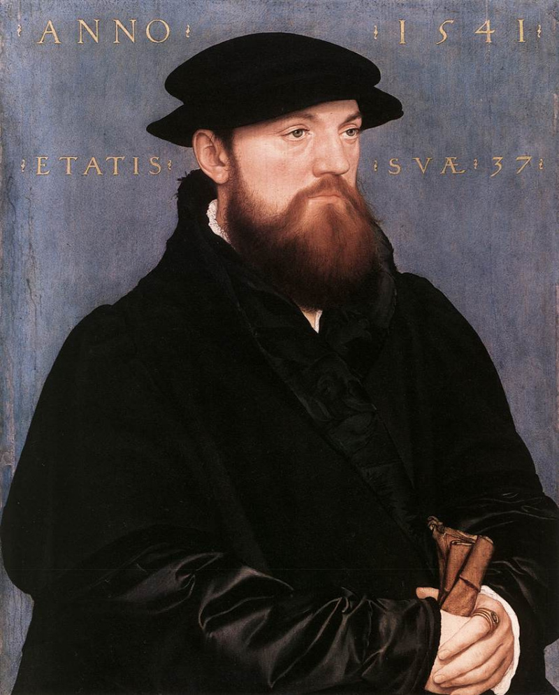 Hans Holbein The Younger Roelof de Vos van Steenwick, 1541, 36×48 厘米：作品 ...