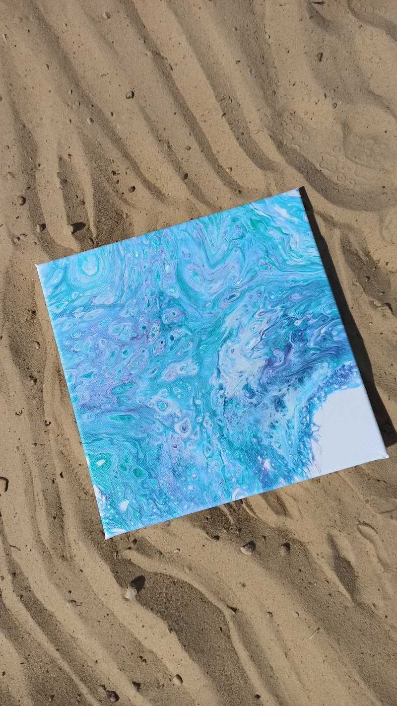 Victoria Konstantinovna Karpova Sea tones, 7 2022, 3×3 cm: Descripción ...