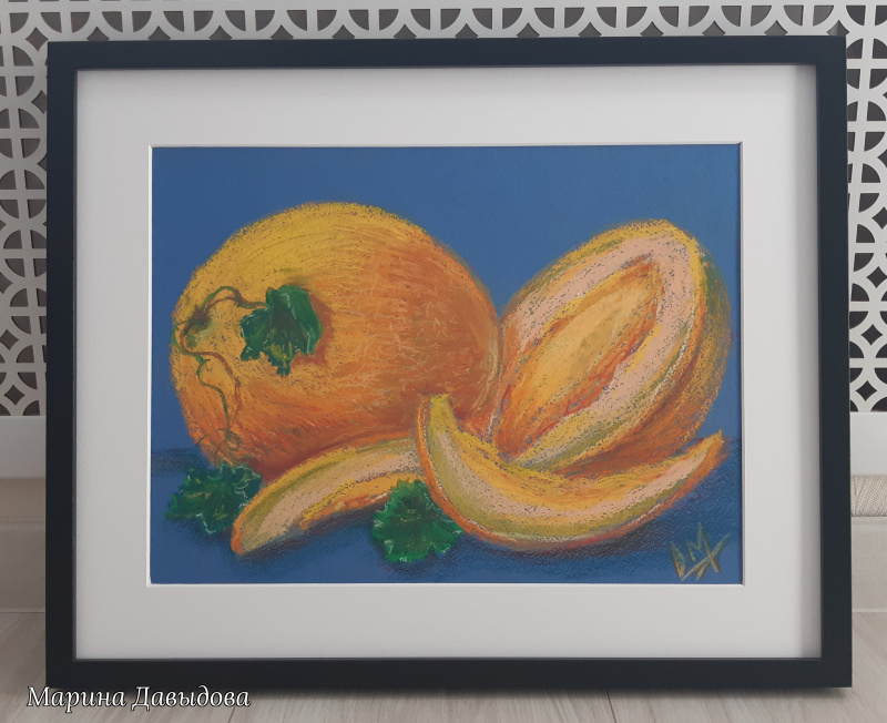 Marina Davydova Melon (from the "Autumn Palette" series), 8 2021, 52×42 ...