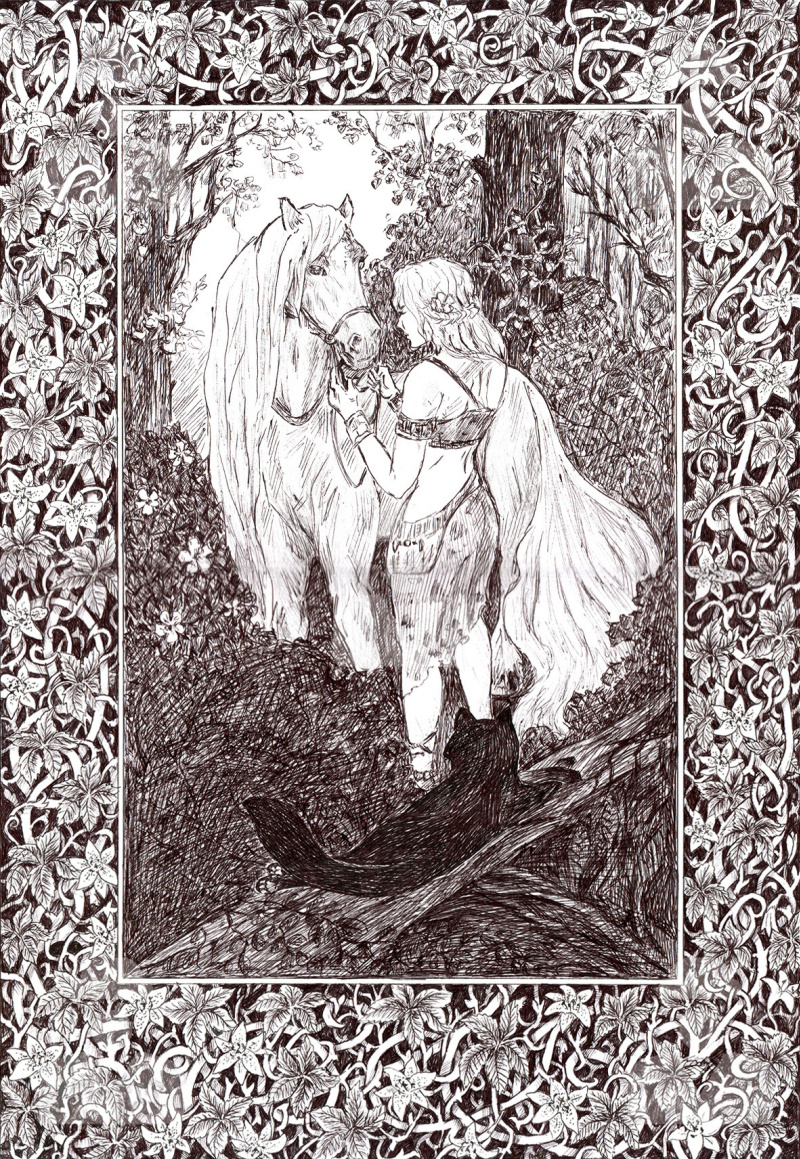 Illustration for "The Cat Who Walked by Himself" by R. Kipling, 30×42 ...