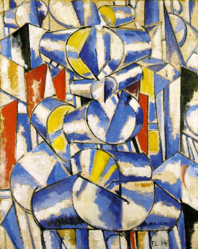 Fernand Leger The contrast of forms, 1914, 65×80 cm: Descripción de la ...