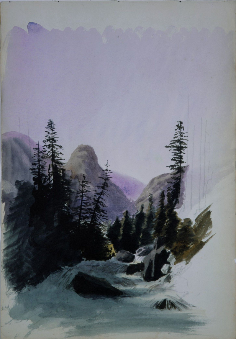 Buy a digital copy: John Singer Sargent - Espèces alpines. Murren, New ...