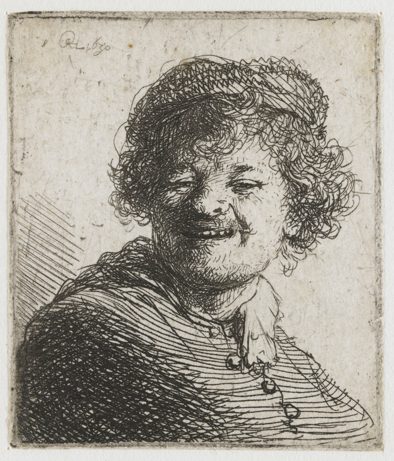 Buy a digital copy: Rembrandt Harmenszoon van Rijn - The smiling self ...