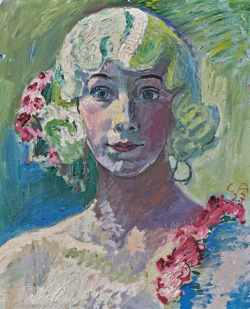 Cuno Amiet Portrait D'Irène, 1927, 38×46 cm : Descriptif de l'œuvre ...