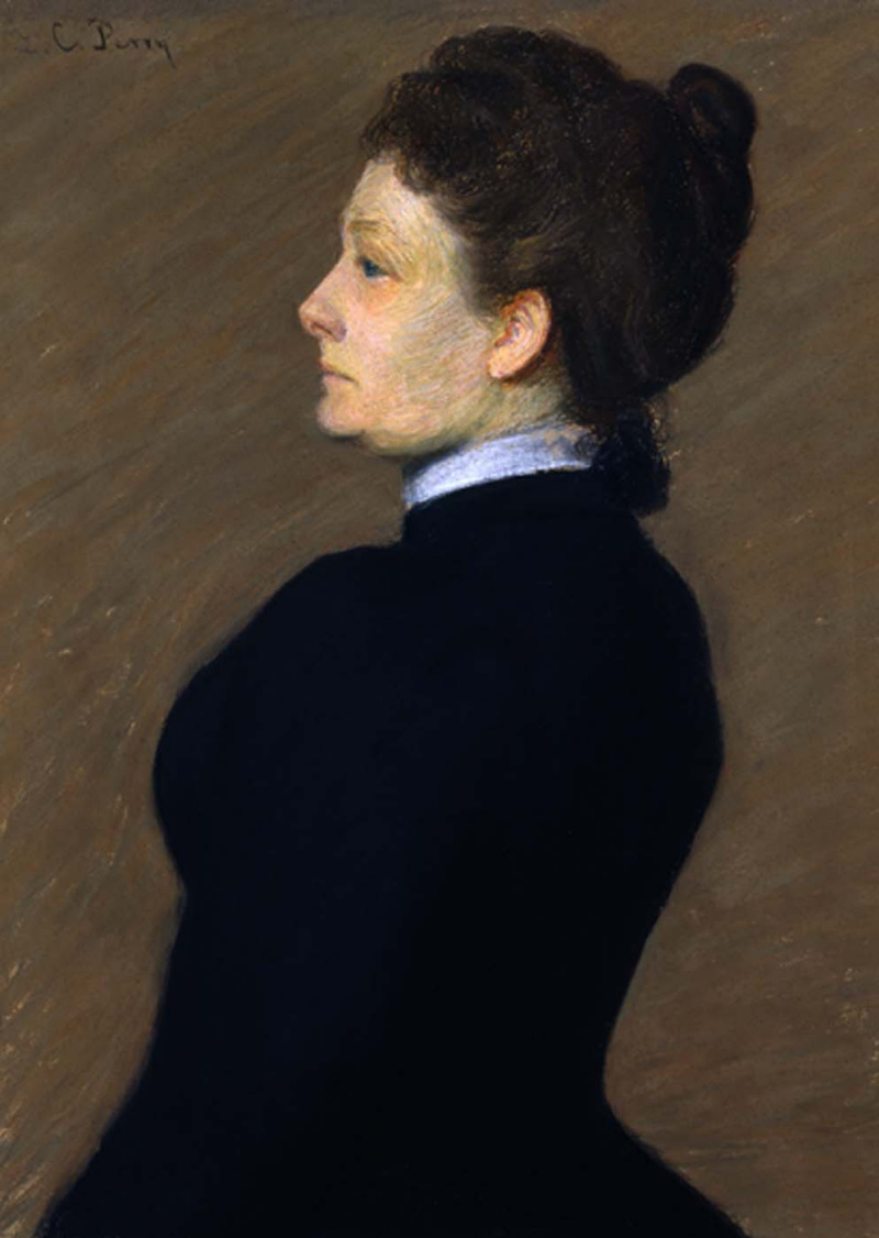 Lila Cabot Perry Femme en noir, 1905, 58×79 cm : Descriptif de l'œuvre ...