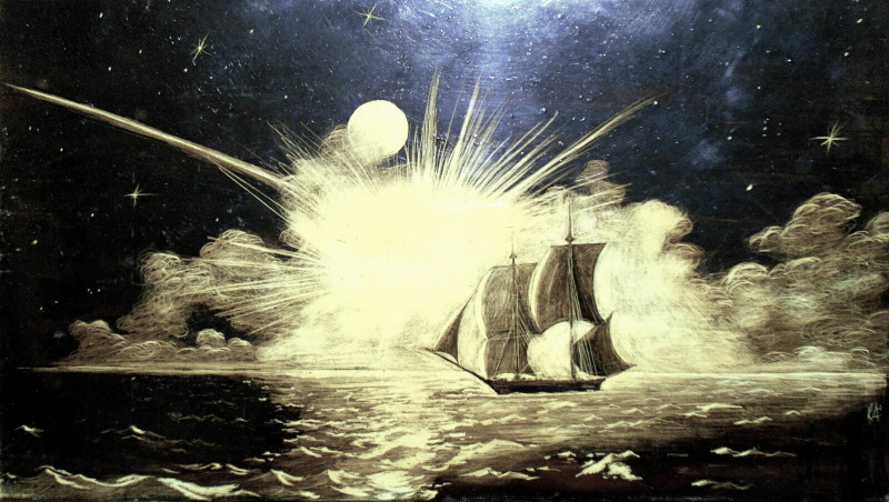 Kirichenko Semenovich Alexander Réunion en mer, 1996, 21×36 cm ...