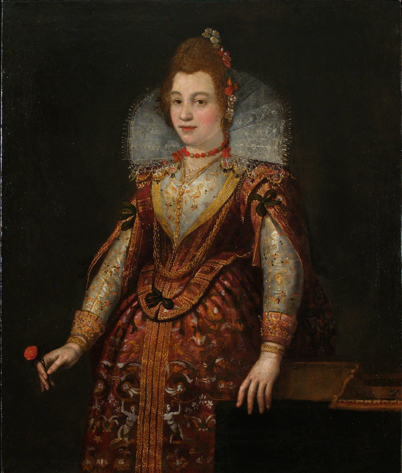 Chiara Varotari Retrato de joven венецианки, XVII, 108×125 cm ...