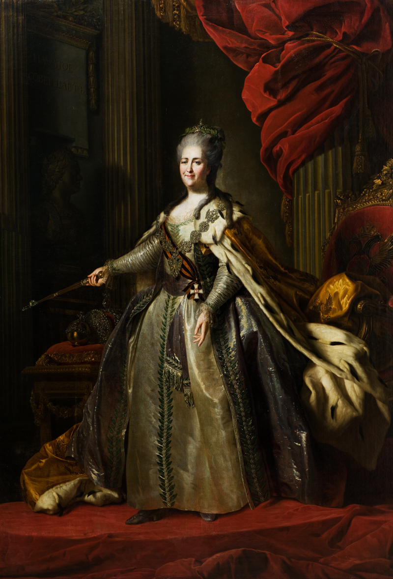 Buy digital version: Portrait of Empress Catherine II. by Fedor ...