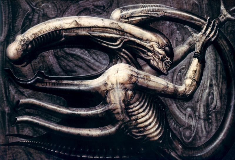 Necronom IV, 1976, 150×100 cm by Hans Rudolph Giger: History, Analysis ...