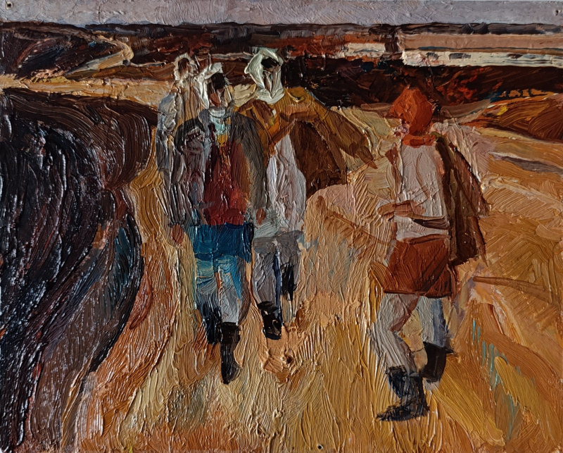 Buy artwork: Oleg Mikhailovich Reshetnikov - Girls, Saint Petersburg ...