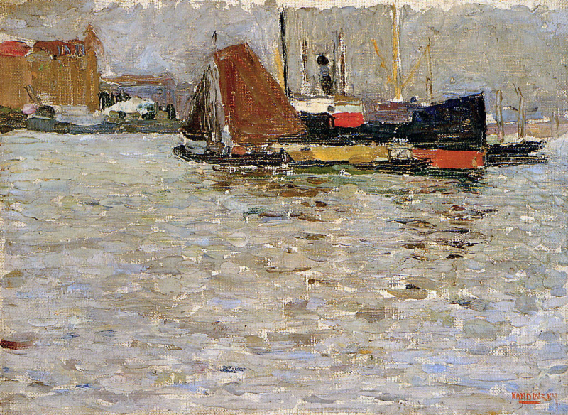 Wassily Kandinsky Sun in Rotterdam, 1906: Descripción de la obra | Arthive