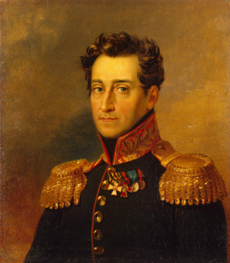 George Dow Portrait of Andrei Ivanovich Gudovich, 1825, 63×70 cm ...