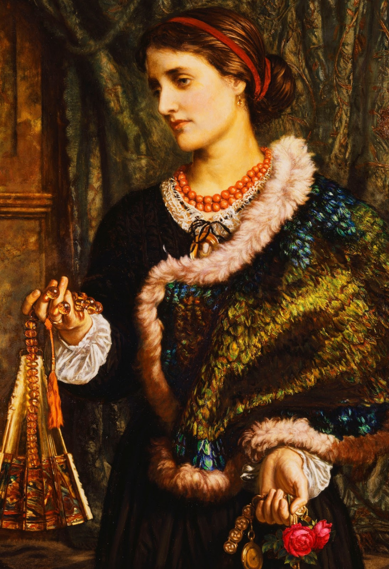 Buy digital version: Birthday. Portrait of Edith, second wife of the ...